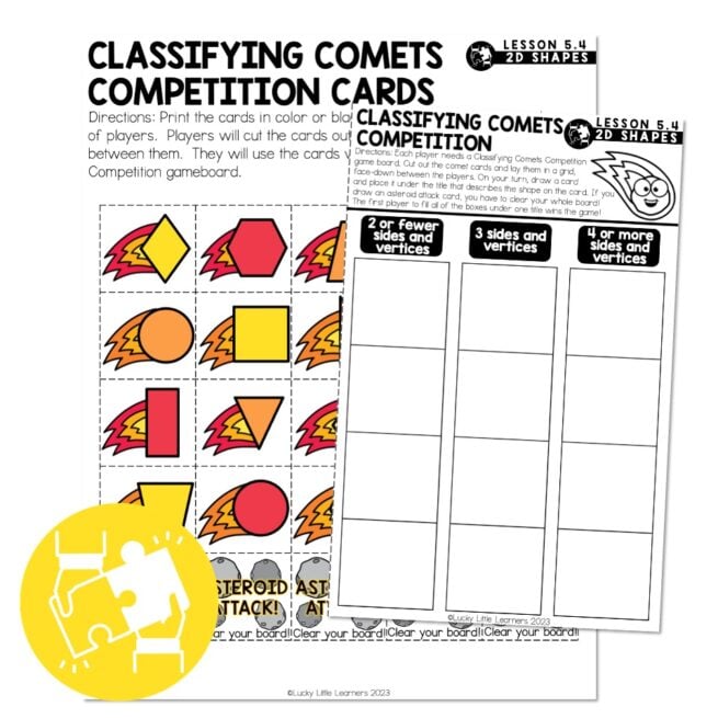 Lucky to Learn Math - 1st Grade - Geometry - Lesson 5.4 - Classify and ...