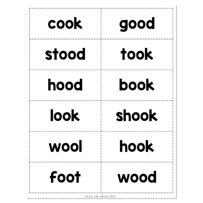 Lucky to Learn Phonics - Other Vowels - Diphthongs AU AW OO U - Word ...