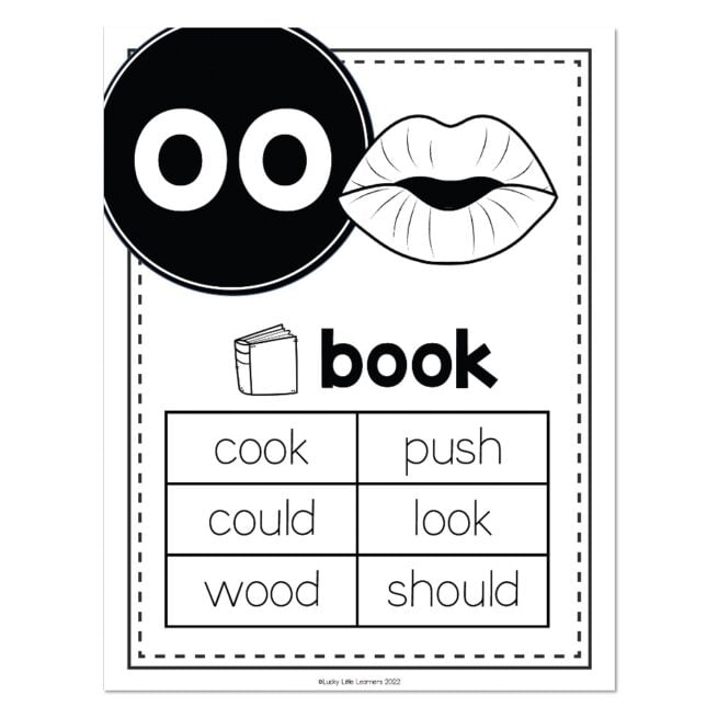 Lucky to Learn Phonics - Other Vowels - Diphthongs OO U - Phoneme ...