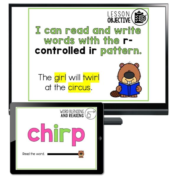 Lucky to Learn Phonics - Other Vowels - R-Controlled ER IR UR ...