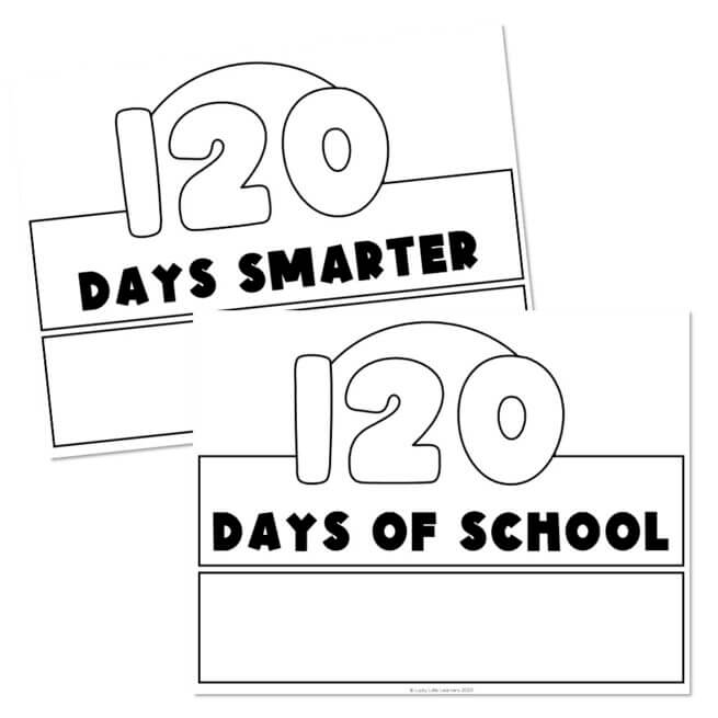120th Day of School - Crown - Lucky Little Learners