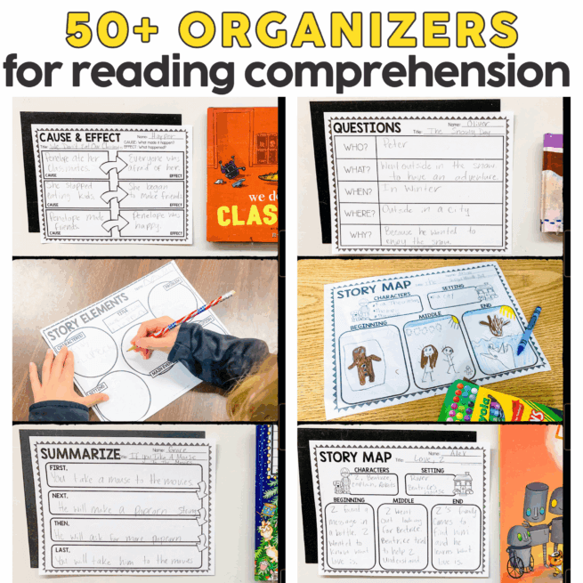 Graphic Organizer Pack - Lucky Little Learners