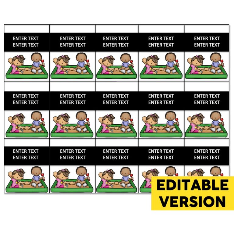 Editable - Brag Tags - Character Traits - Responsible - Version 2 ...
