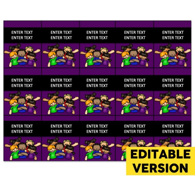 Editable - Brag Tags - Character Traits - Teamwork - Version 1 - Lucky ...