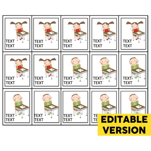 Editable - Brag Tags - Set 1 - Clean Desk - Version 2 - Lucky Little ...