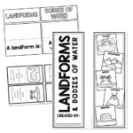 Landforms and Bodies of Water Lapbook - Lucky Little Learners