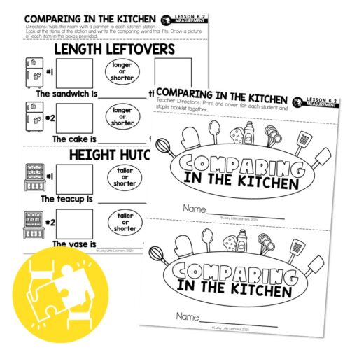 Lucky to Learn Math - 1st Grade - Lesson 6.2 - Comparing Attributes ...