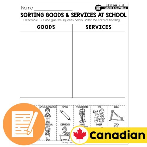 Lucky to Learn Math - Canadian Money - Goods and Services - Lesson 4.17 ...
