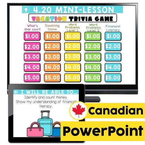 Lucky to Learn Math - Canadian Money - Money and Financial Literacy ...