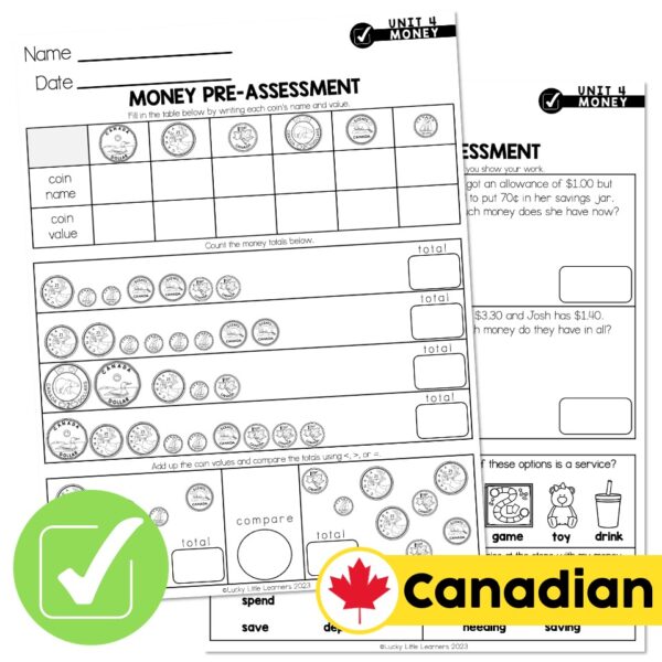 Lucky to Learn Math - Canadian Money - Money and Personal Finance ...