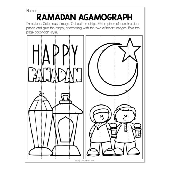 Ramadan Agamograph - Lucky Little Learners