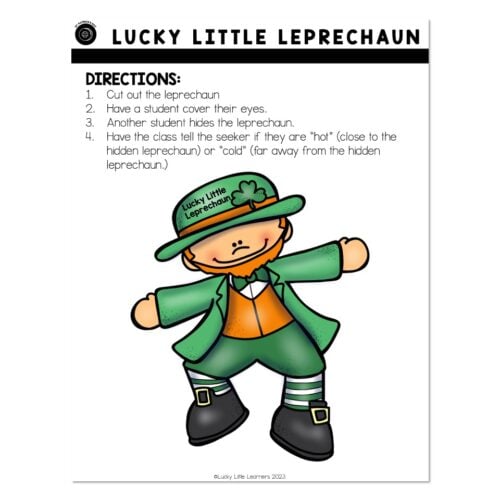 St. Patrick's Day Party - Lucky Little Leprechaun - Lucky Little Learners