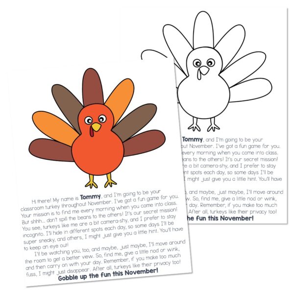 Tommy the Turkey - Lucky Little Learners