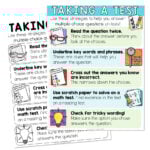 Test Taking Strategies - Multiple Choice Questions - Anchor Chart ...