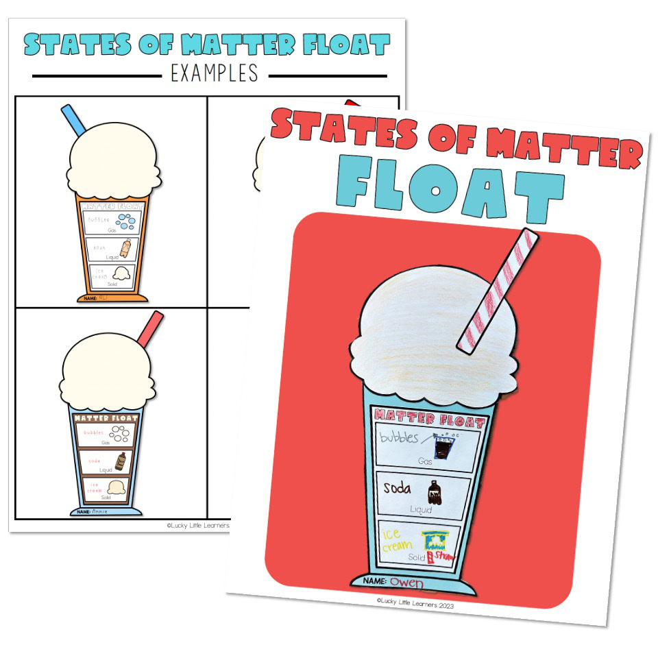 Hallway Display Projects - May - States of Matter Float - Lucky Little ...