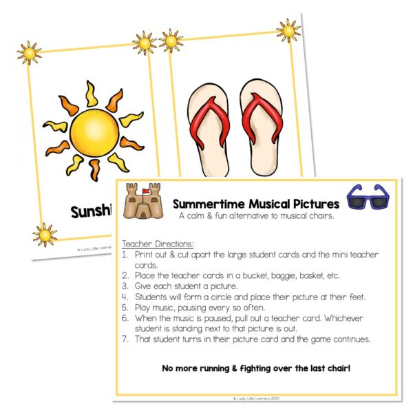 Musical Pictures - Summer Edition - Lucky Little Learners