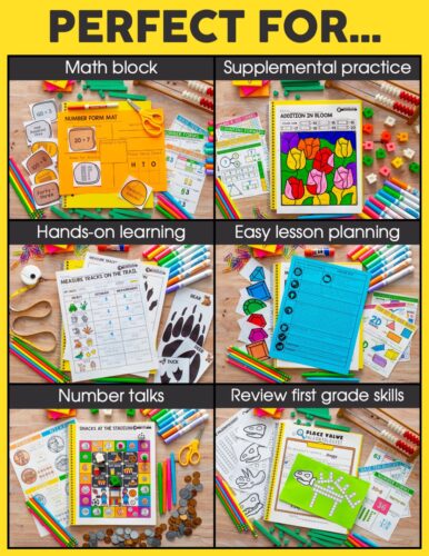 1st Grade End of Year Math Review - Lucky Little Learners