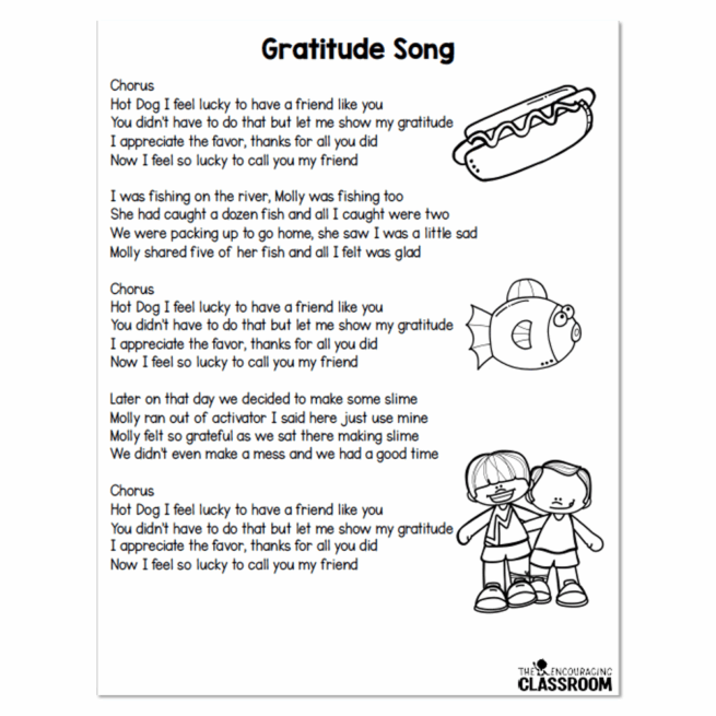 1st and 2nd Grade - Social Emotional Learning - Gratitude Unit ...