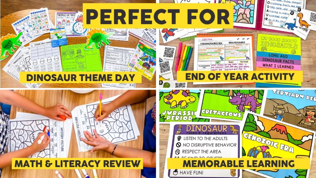 Dinosaur Classroom Transformation - Lucky Little Learners