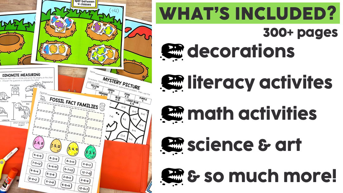 Dinosaur Classroom Transformation - Lucky Little Learners