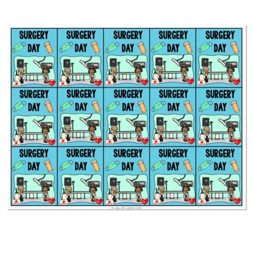Surgery Classroom Transformation - Brag Tags - Lucky Little Learners