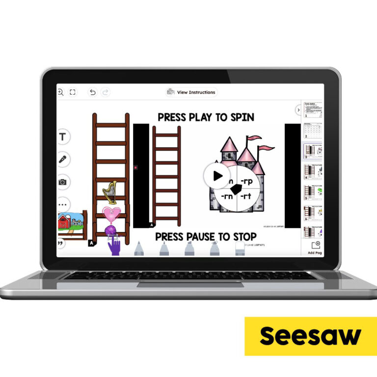 Digital Seesaw - 2nd Grade Phonics Center - Final Blends - Lucky Little ...