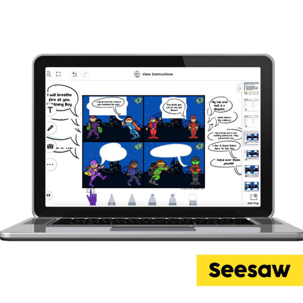 Digital Seesaw - 2nd Grade Writing Center - Dialogue - Lucky Little ...