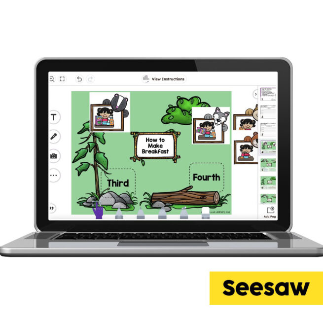 Digital Seesaw - 2nd Grade Writing Center - How To Writing - Lucky ...