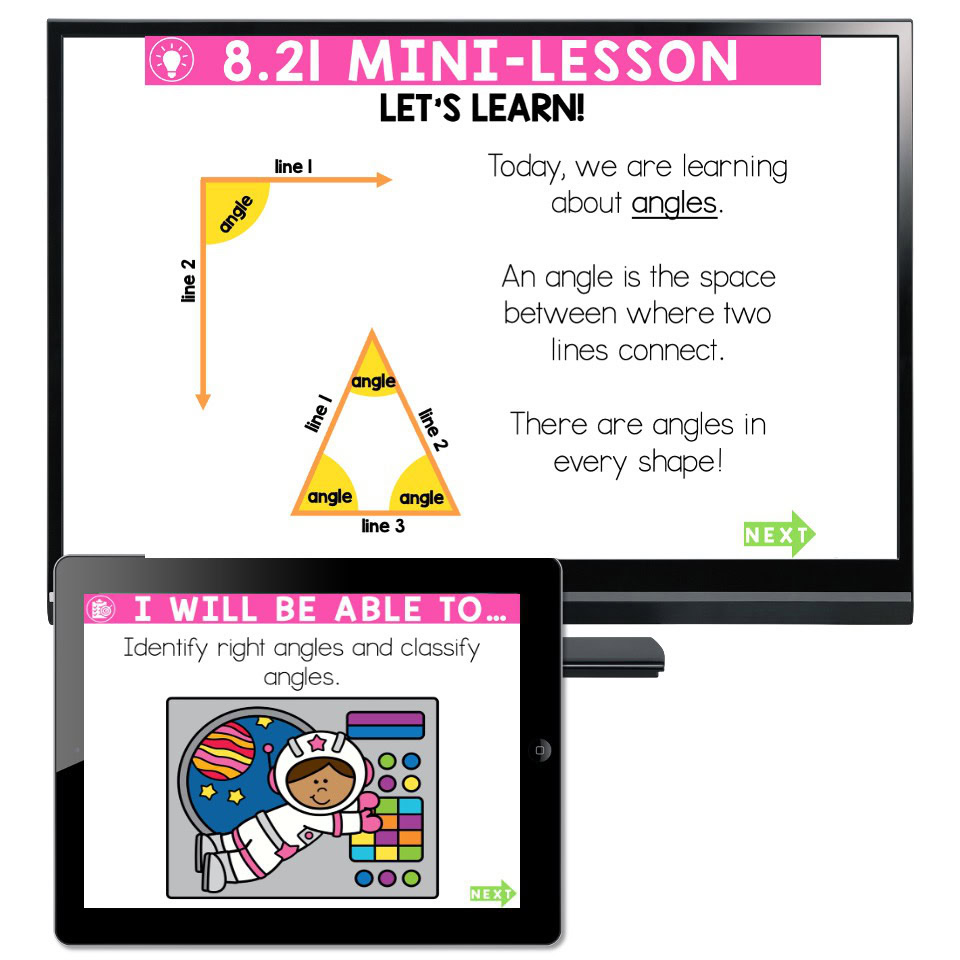 Lucky to Learn Math - Right Angles - Lesson 8.21 - Teaching Slides ...