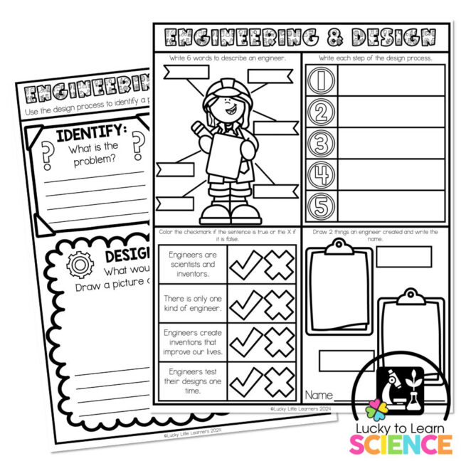 Lucky to Learn Science - Engineering and Design - One-Pager - Lucky ...