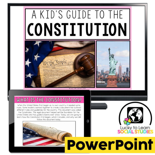 Lucky to Learn Social Studies - Constitution - Teaching Slides ...
