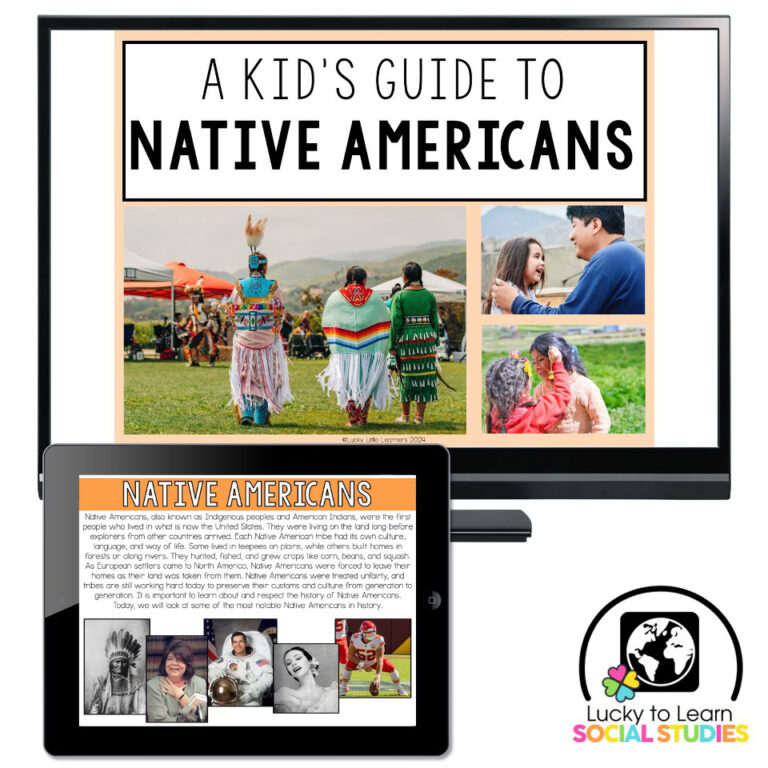 Lucky to Learn Social Studies - Native Americans - Teaching Slides ...
