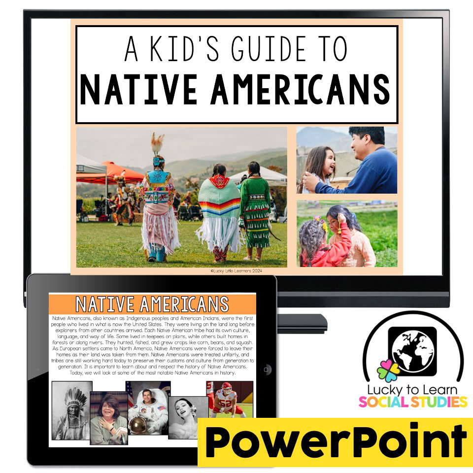Lucky to Learn Social Studies - Native Americans - Teaching Slides ...
