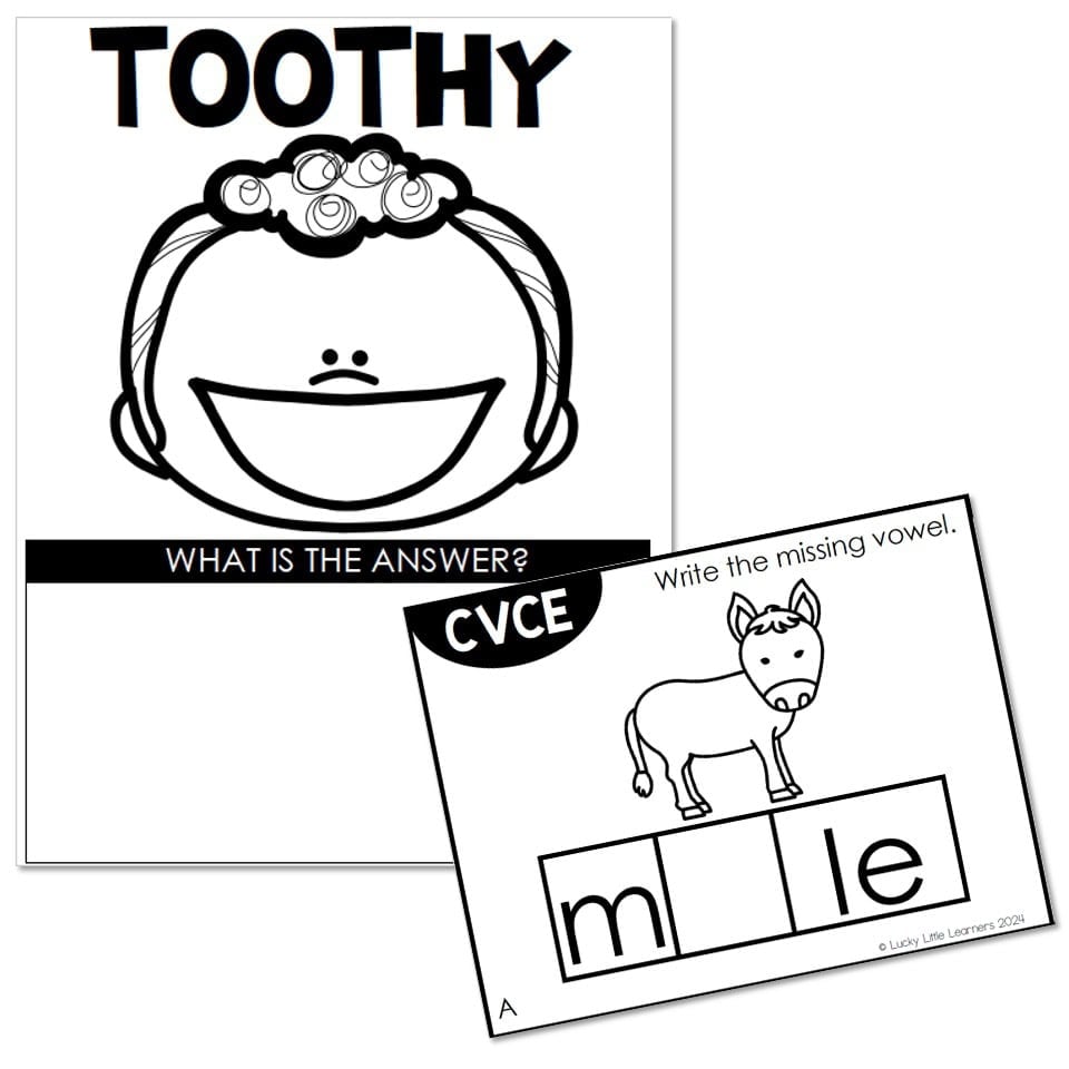 Toothy - Phonics- 1st & 2nd Grade - CVCE Long U - Lucky Little Learners