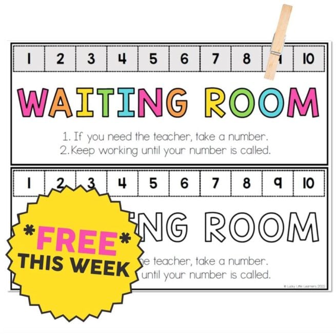 Waiting Room - Lucky Little Learners