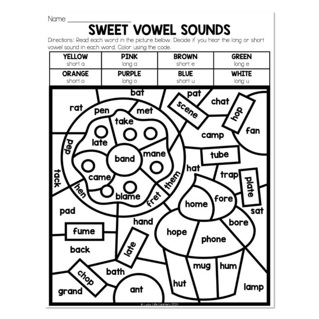 Coffee Shop Transformation - Phonics - Vowels - Sweet Vowel Sounds ...