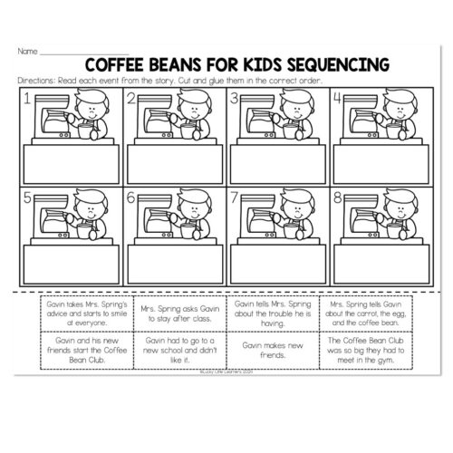 Coffee Shop Transformation - Reading - Sequencing - The Coffee Bean for ...