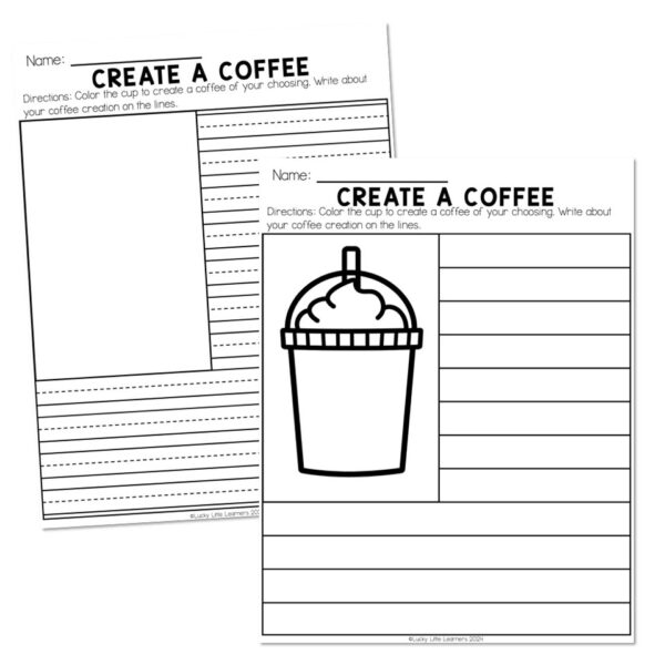 Coffee Shop Transformation - Writing - Create A Coffee - Lucky Little ...