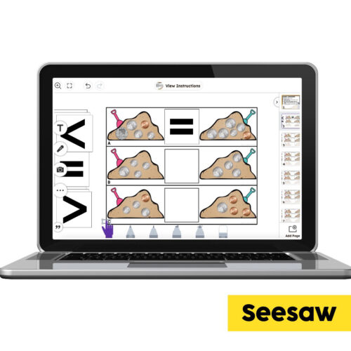 Digital Seesaw - 2nd Grade July Math Center - Money - Lucky Little Learners