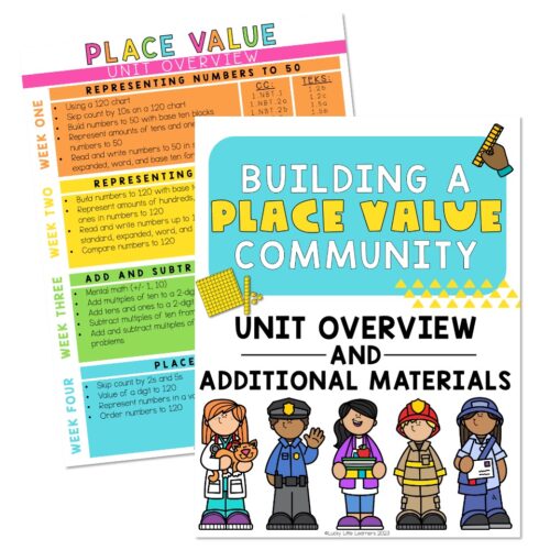 Lucky to Learn Math - 1st Grade - Unit 4 Place Value - Unit Overview ...