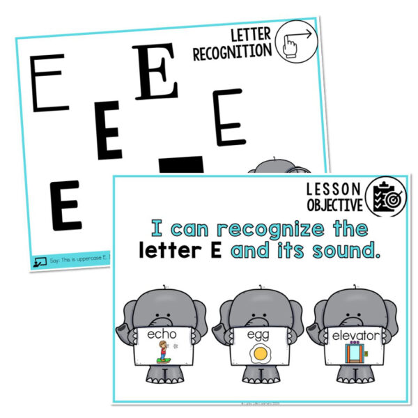 Lucky to Learn Phonics - Alphabet - Letter E - Teaching Slides - Lucky ...