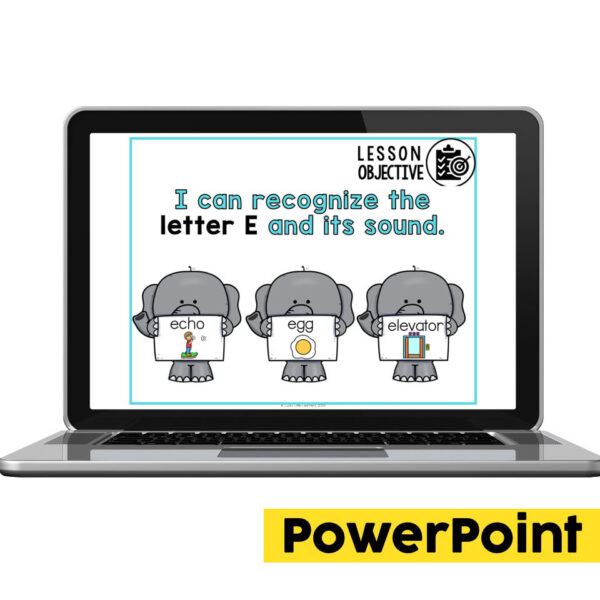Lucky to Learn Phonics - Alphabet - Letter E - Teaching Slides ...