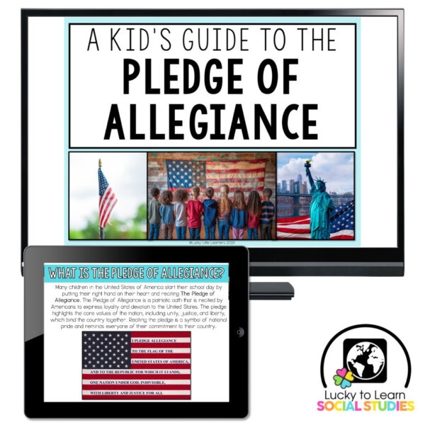 Lucky to Learn Social Studies - Pledge of Allegiance - Teaching Slides ...