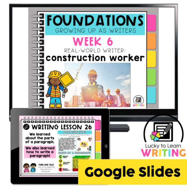 Lucky to Learn Writing - Unit 1 Foundations - Week 6 - Writing Process ...