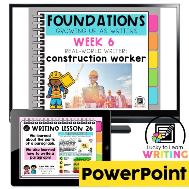 Lucky to Learn Writing - Unit 1 Foundations - Week 6 - Writing Process ...