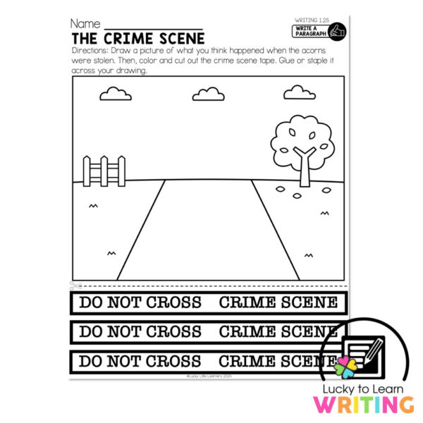 Lucky to Learn Writing - Unit 1 Foundations - Writing 1.25 - Write a ...