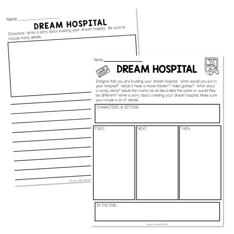 Surgery Classroom Transformation - Writing - Writing Prompt - Dream ...