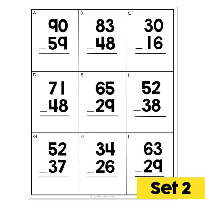 Toothy – Math – 1st & 2nd Grade – 2 Digit Subtraction with Regrouping ...