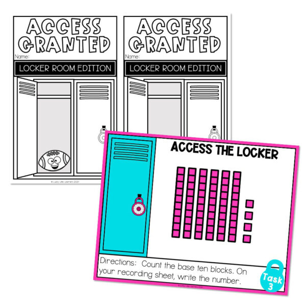 Access Granted Escape Room - Place Value - Football Locker Room Edition ...