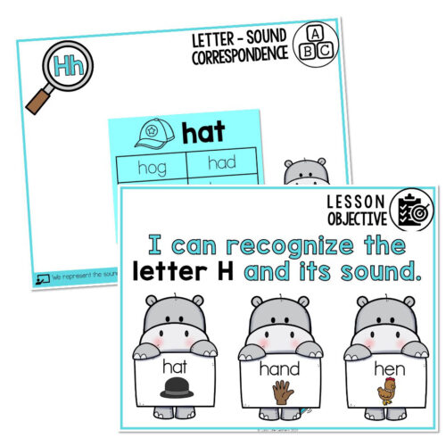 Lucky to Learn Phonics - Alphabet - Letter H - Teaching Slides - Lucky ...